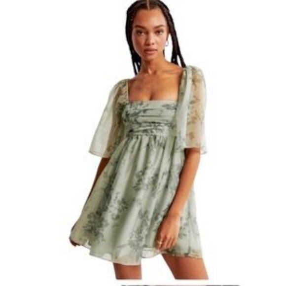 Abercrombie & Fitch | Dresses | Nwt Emerson Angel Sleeve Mini Dress ...